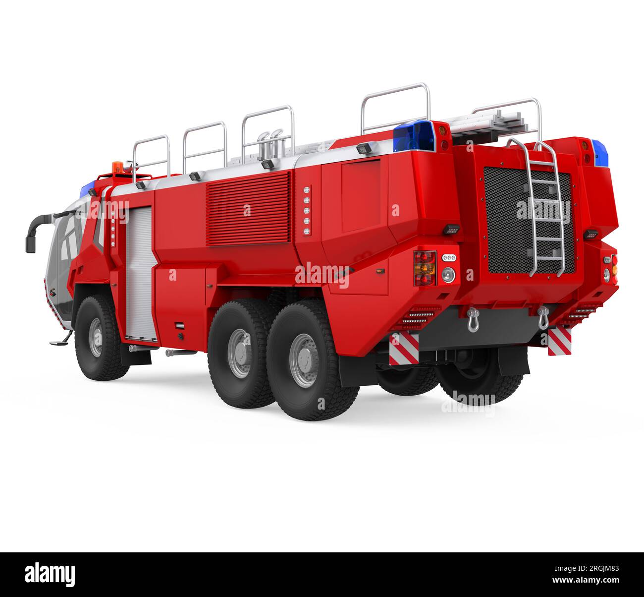 Fire truck ladder engine Cut Out Stock Images & Pictures - Alamy