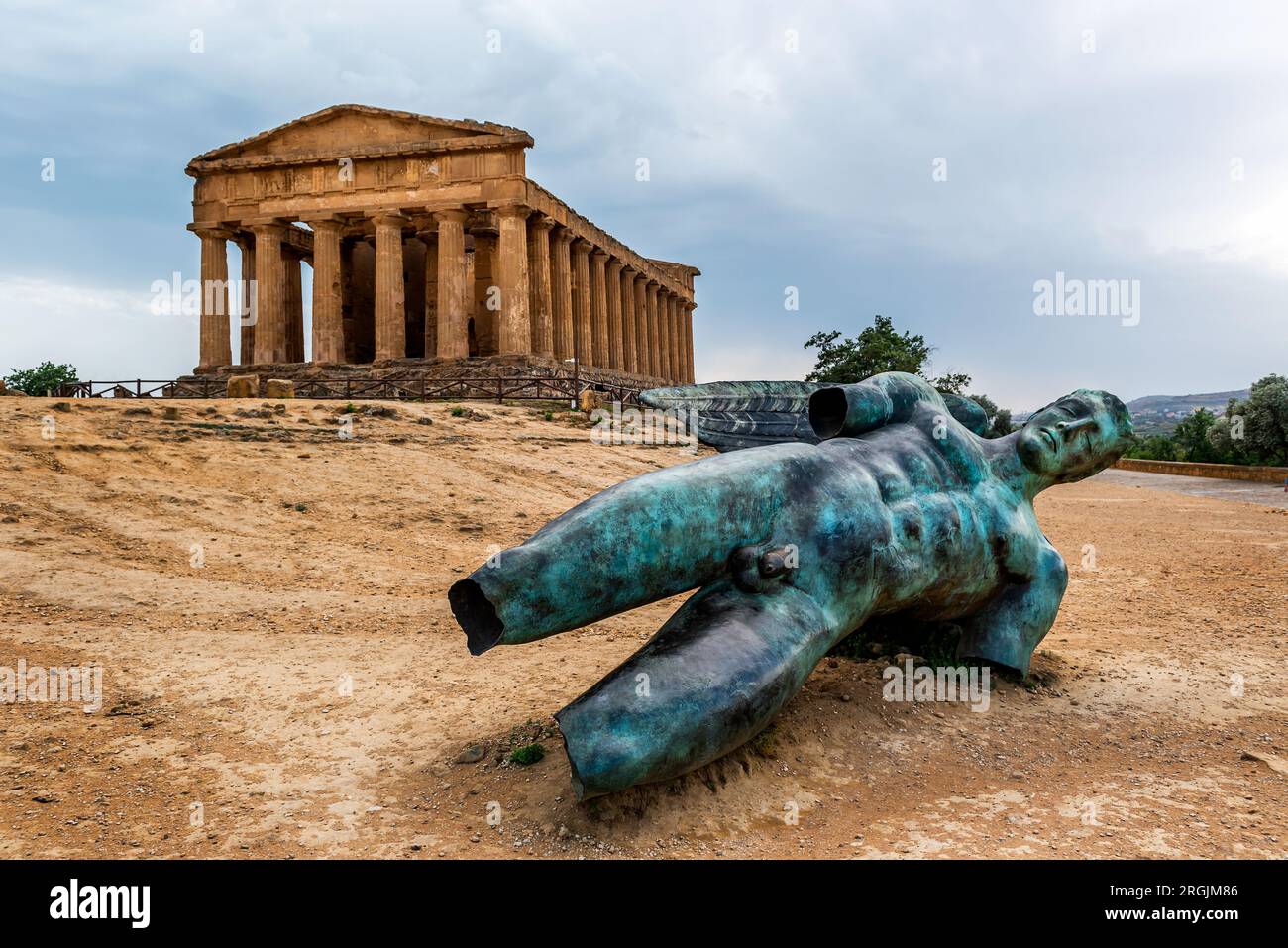 The Temple of Concordia is a Greek temple of the ancient city of ...