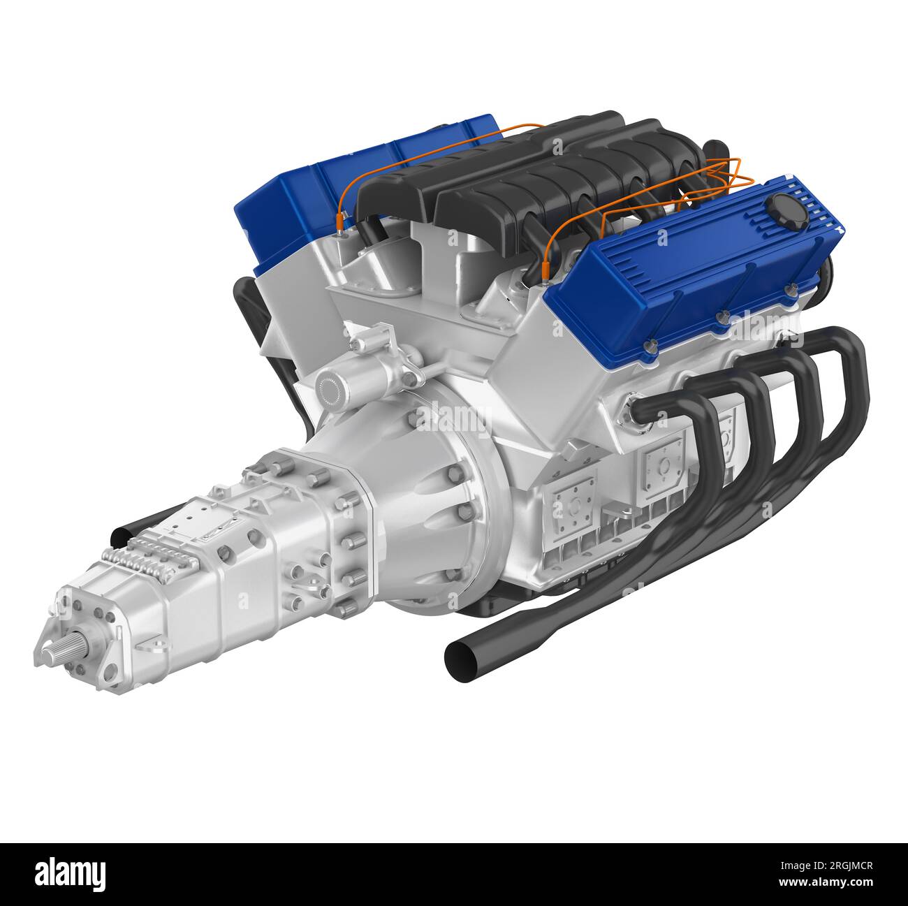 Automotive Car Engine Isolated Stock Photo - Alamy