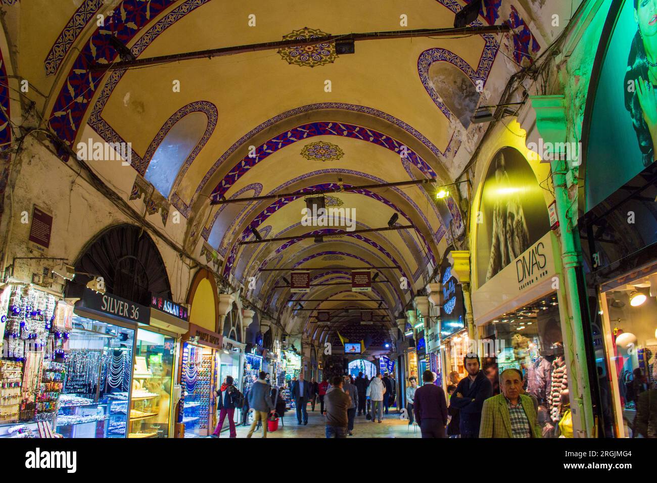 View of the Grand Bazaar, considered to be the oldest shopping mall in ...