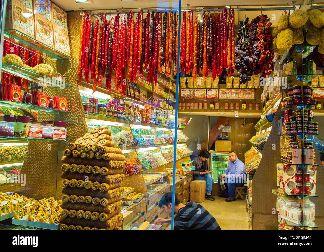 View of the Grand Bazaar, considered to be the oldest shopping mall in ...