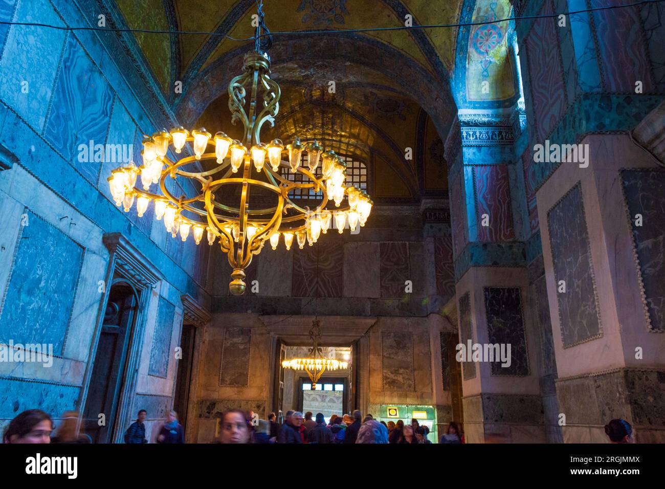 Amazing interior view of Hagia Sophia build as Christian cathedral of ...