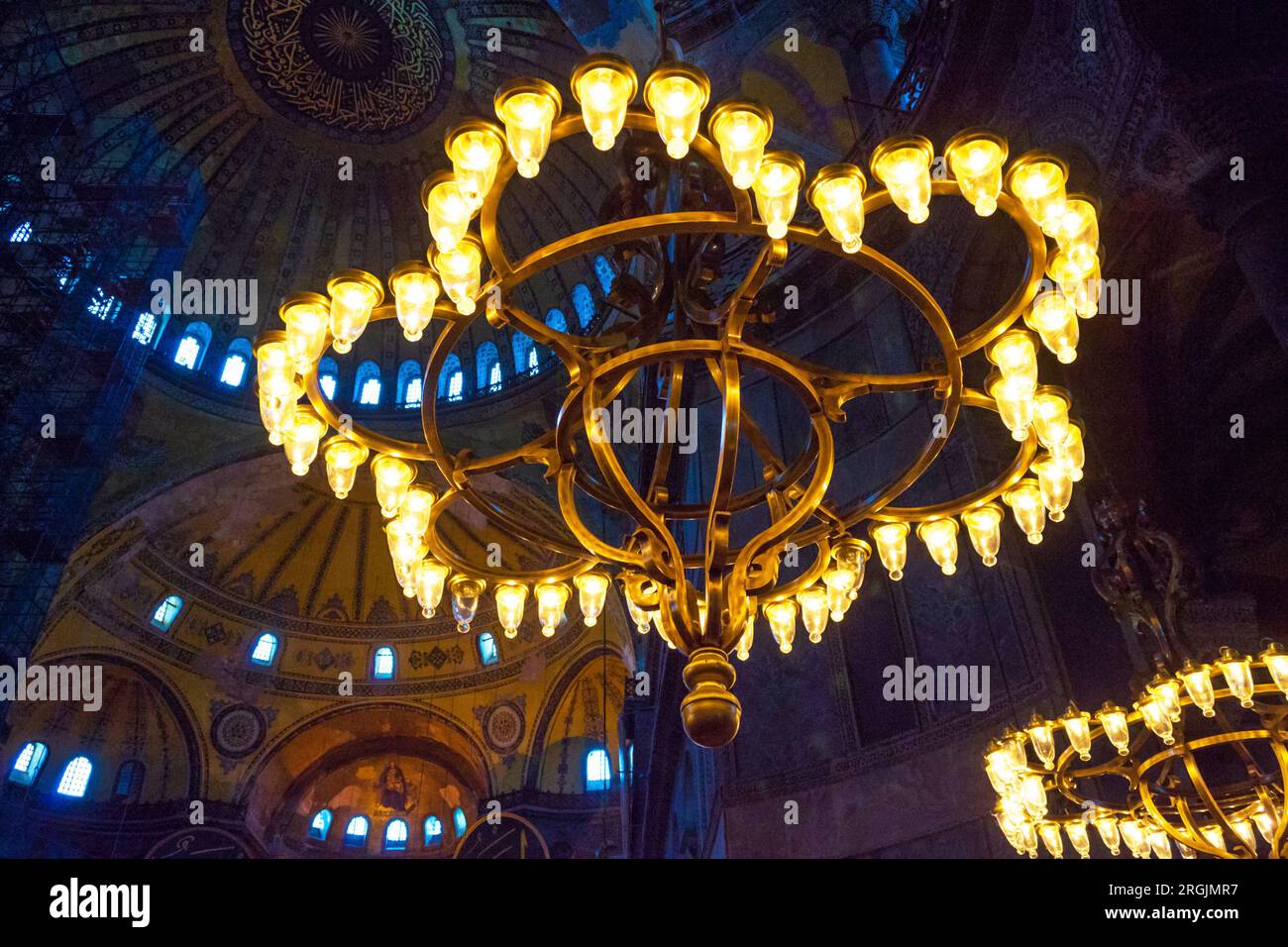 Amazing interior view of Hagia Sophia build as Christian cathedral of ...