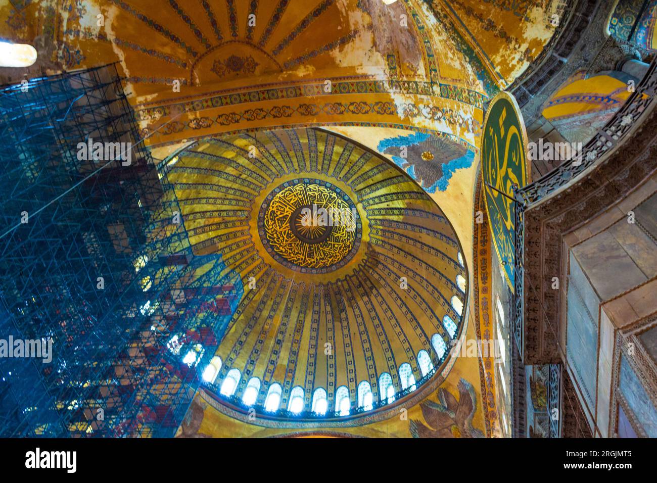 Amazing interior view of Hagia Sophia build as Christian cathedral of ...