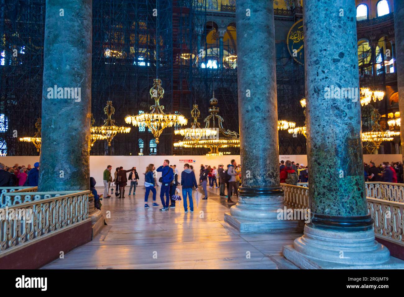 Amazing interior view of Hagia Sophia build as Christian cathedral of ...