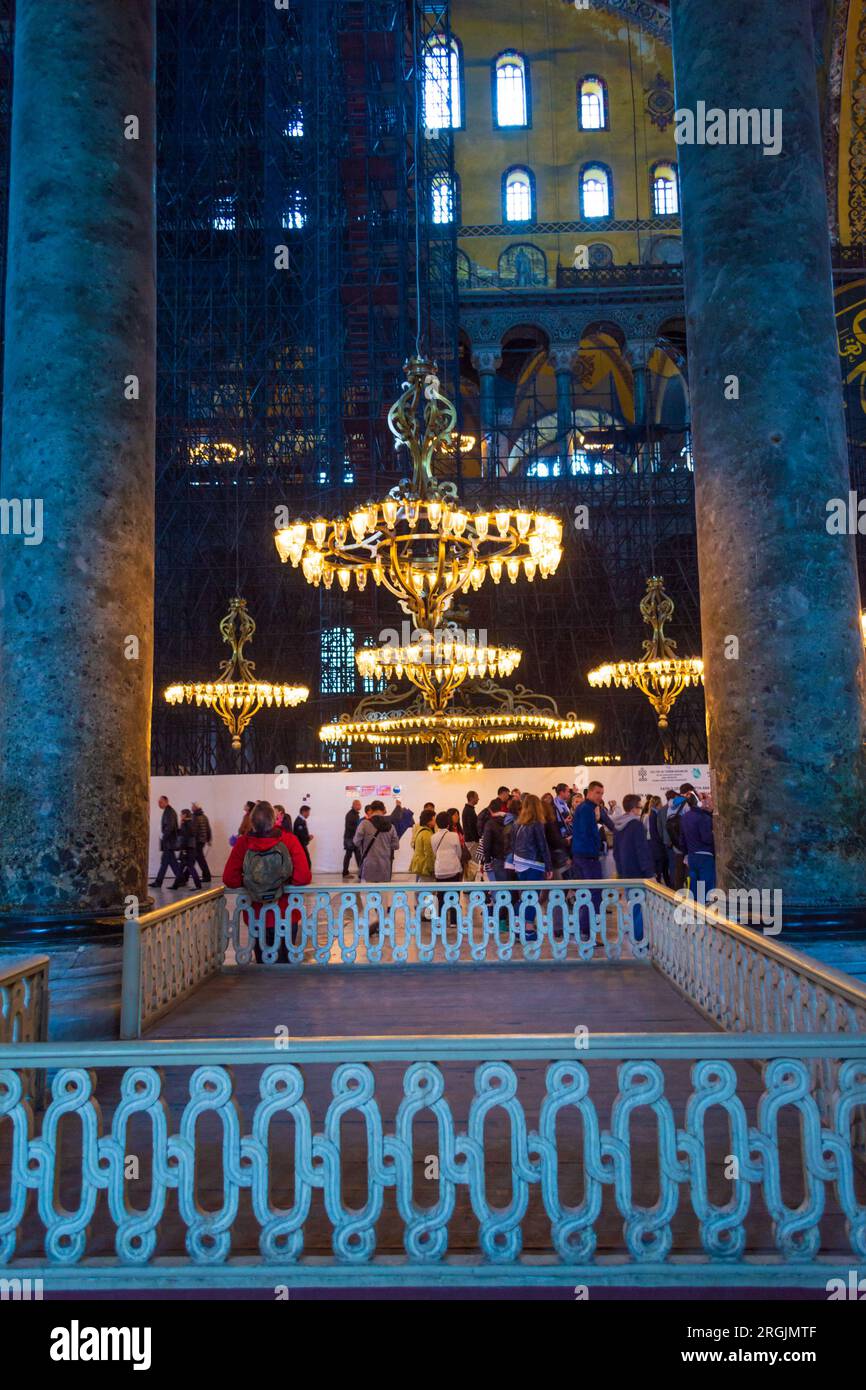 Amazing interior view of Hagia Sophia build as Christian cathedral of ...