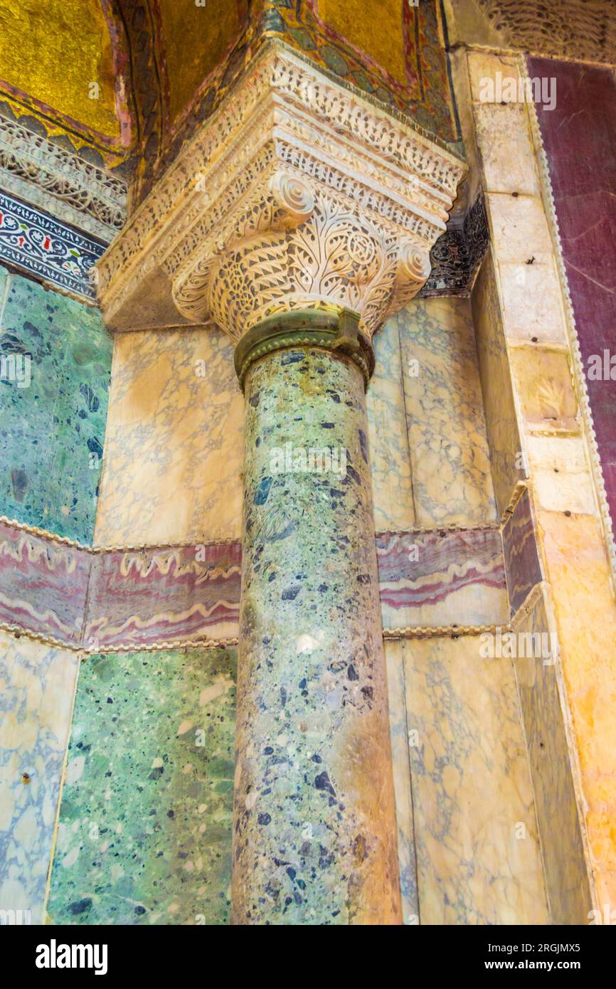 Amazing interior view of Hagia Sophia build as Christian cathedral of ...
