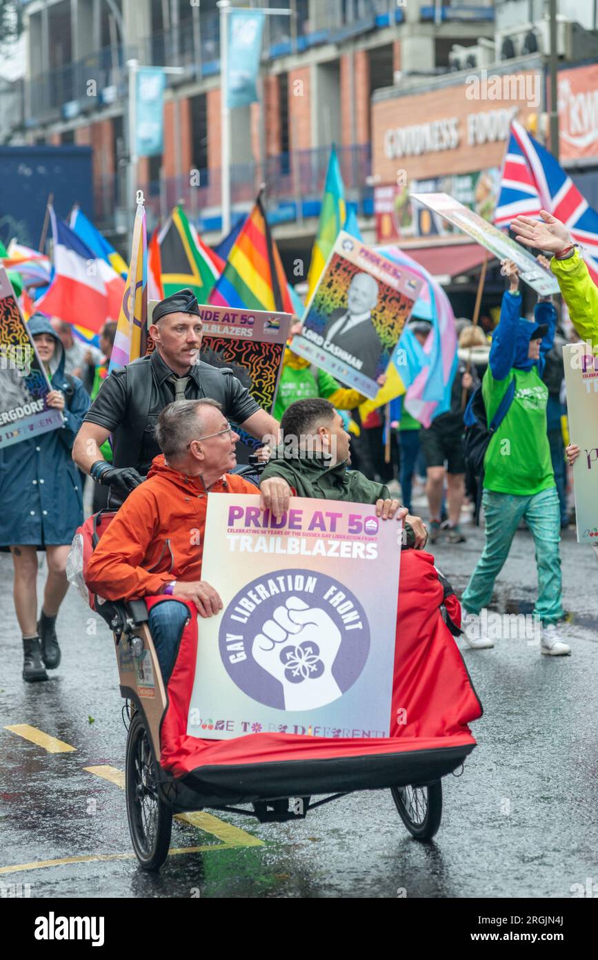 Brighton, August 5th 2023: Pride in Brighton Stock Photo - Alamy