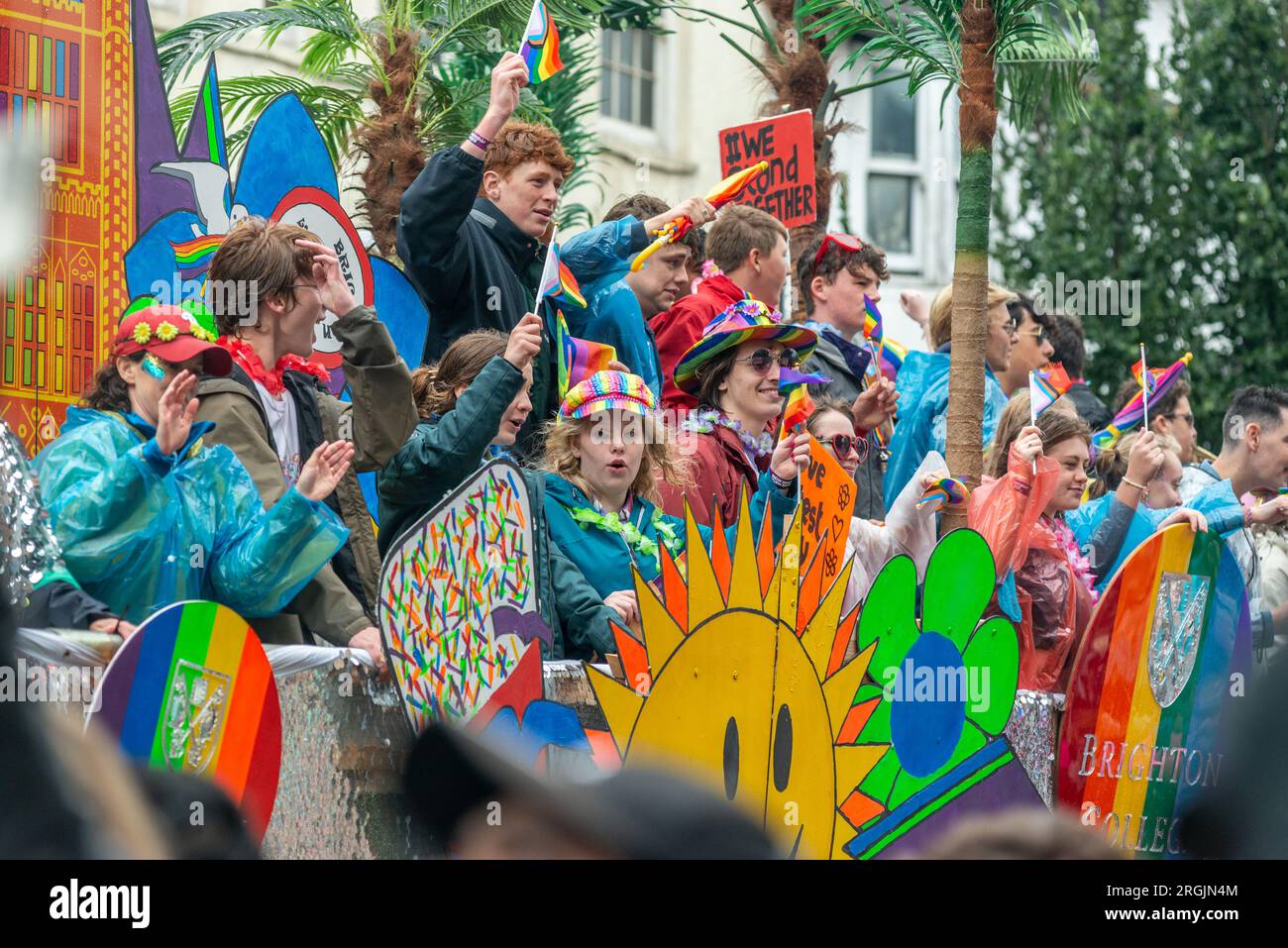Brighton, August 5th 2023: Pride in Brighton Stock Photo - Alamy