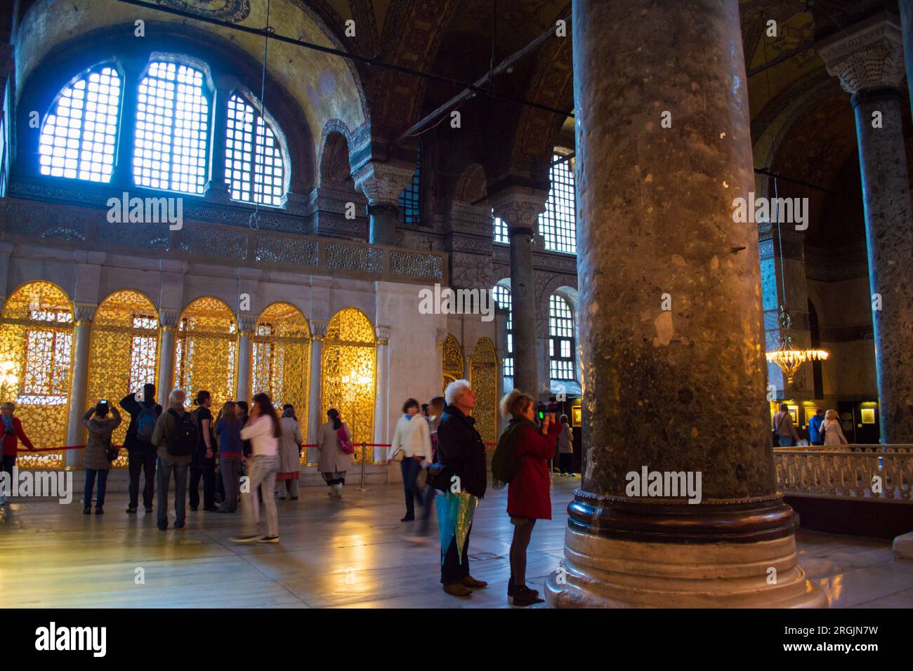 Amazing interior view of Hagia Sophia build as Christian cathedral of ...