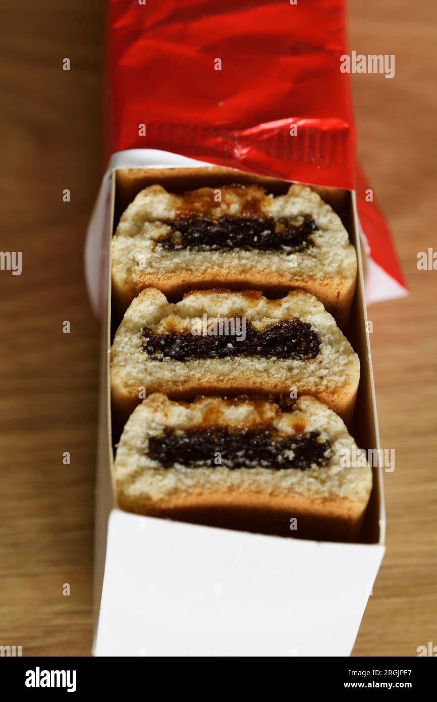 Figg Rolls in a packet Stock Photo - Alamy