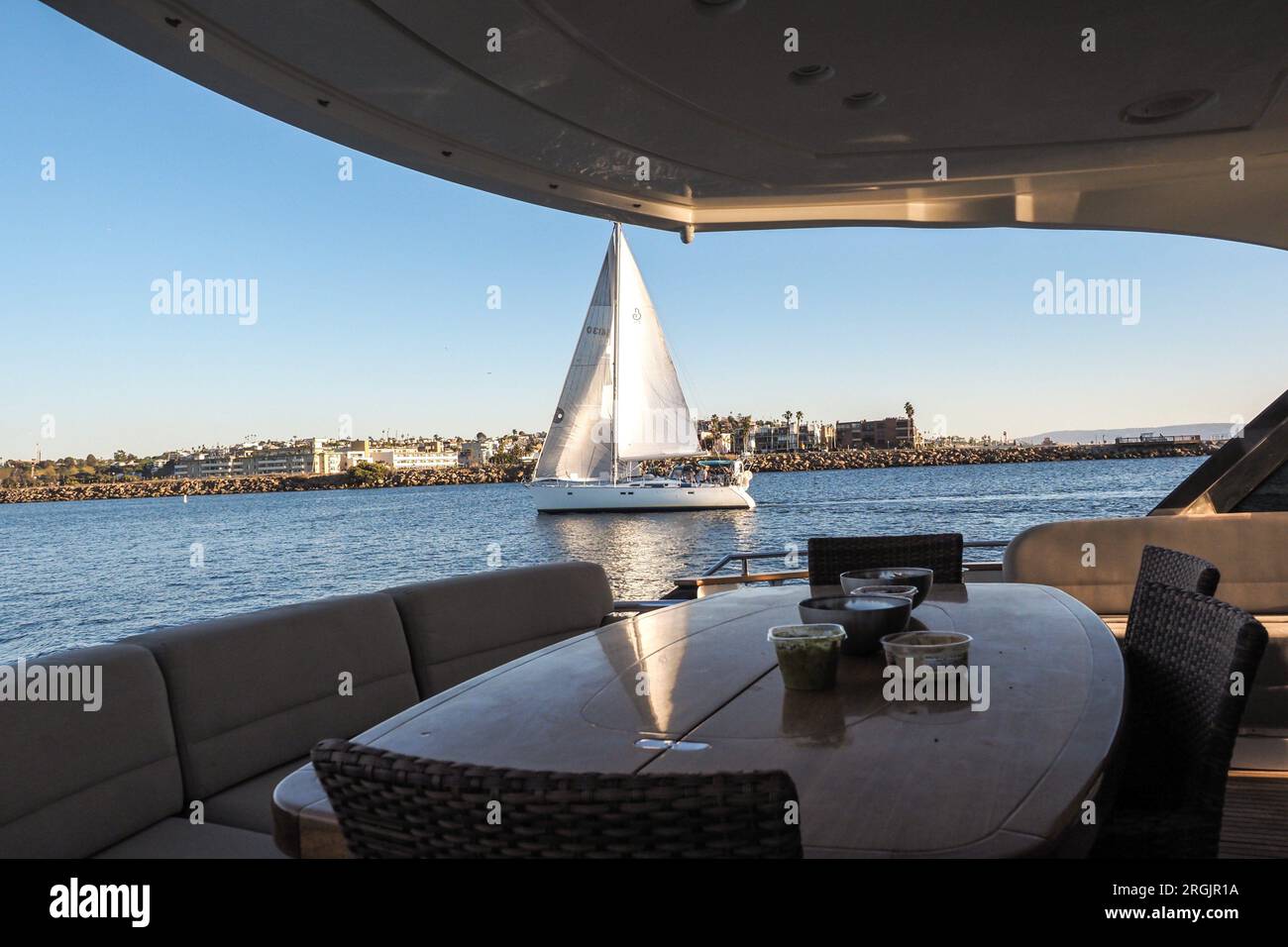 Sailing boat in Marina del Rey, USA, November 20, 2022. (CTK Photo ...
