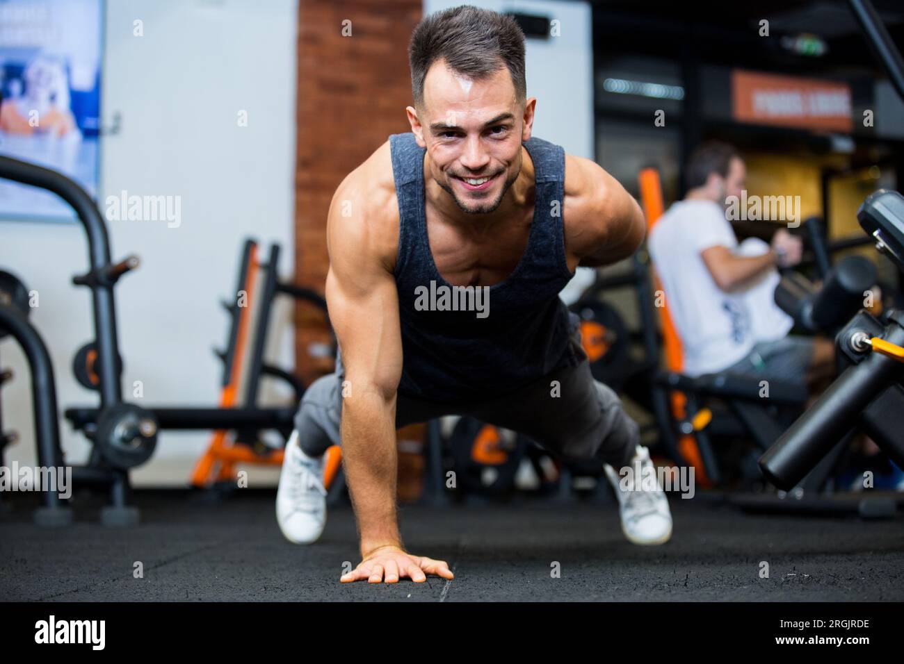 Indoor pushups hi-res stock photography and images - Alamy