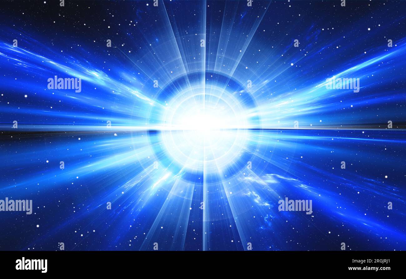 Time warp, traveling in space with stars Stock Photo - Alamy
