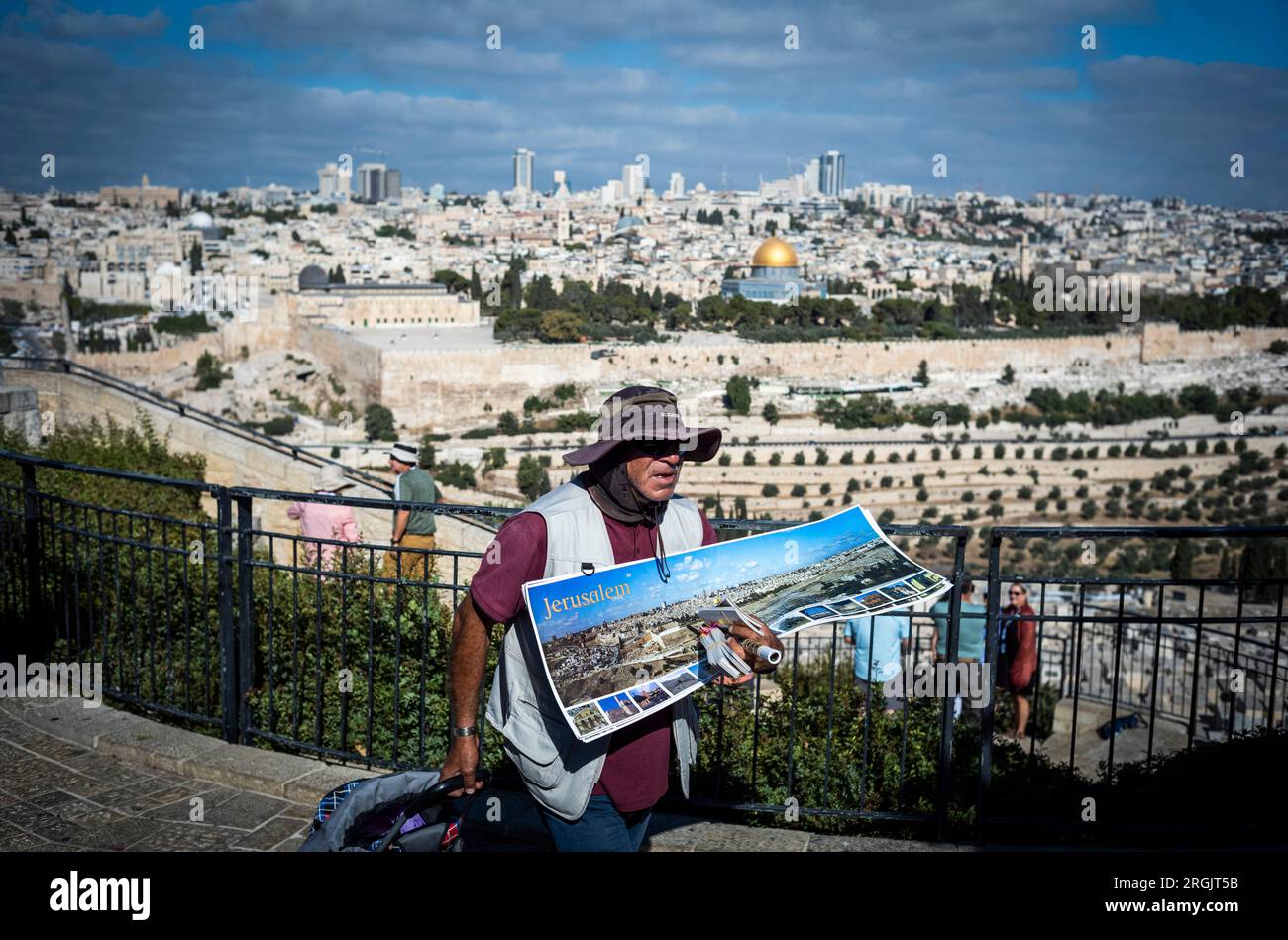 Jerusalem, Israel. 10th Aug, 2023. An aerial view of Al-Aqsa compound ...