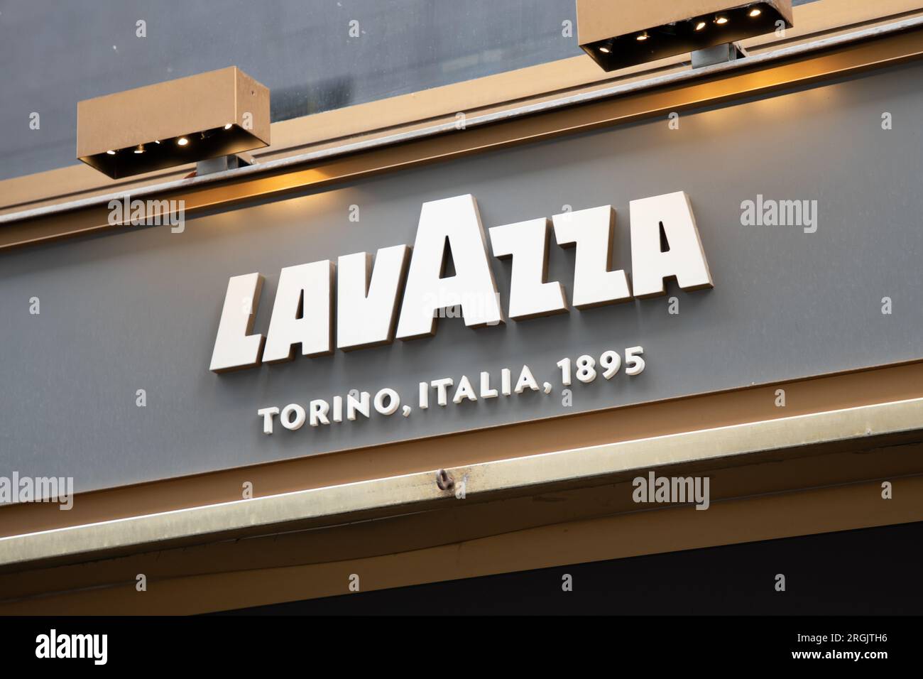 Lavazza logo hi-res stock photography and images - Alamy