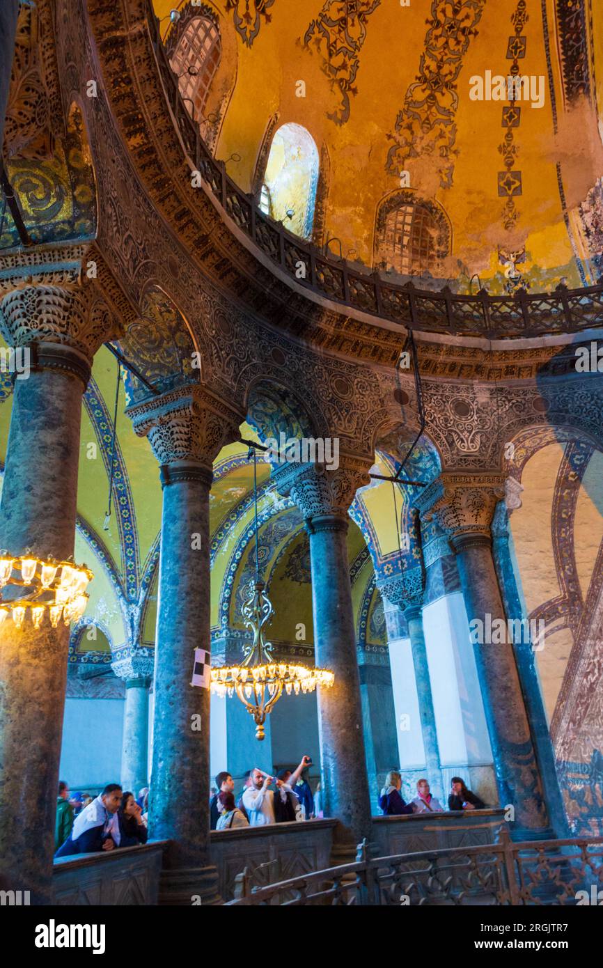 Amazing interior view of Hagia Sophia build as Christian cathedral of ...
