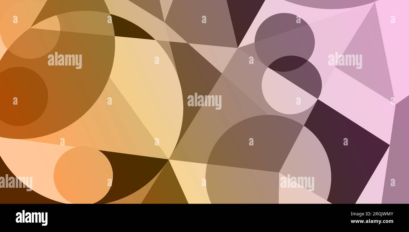 Abstract pattern of arbitrary geometric shapes. Abstract background for ...