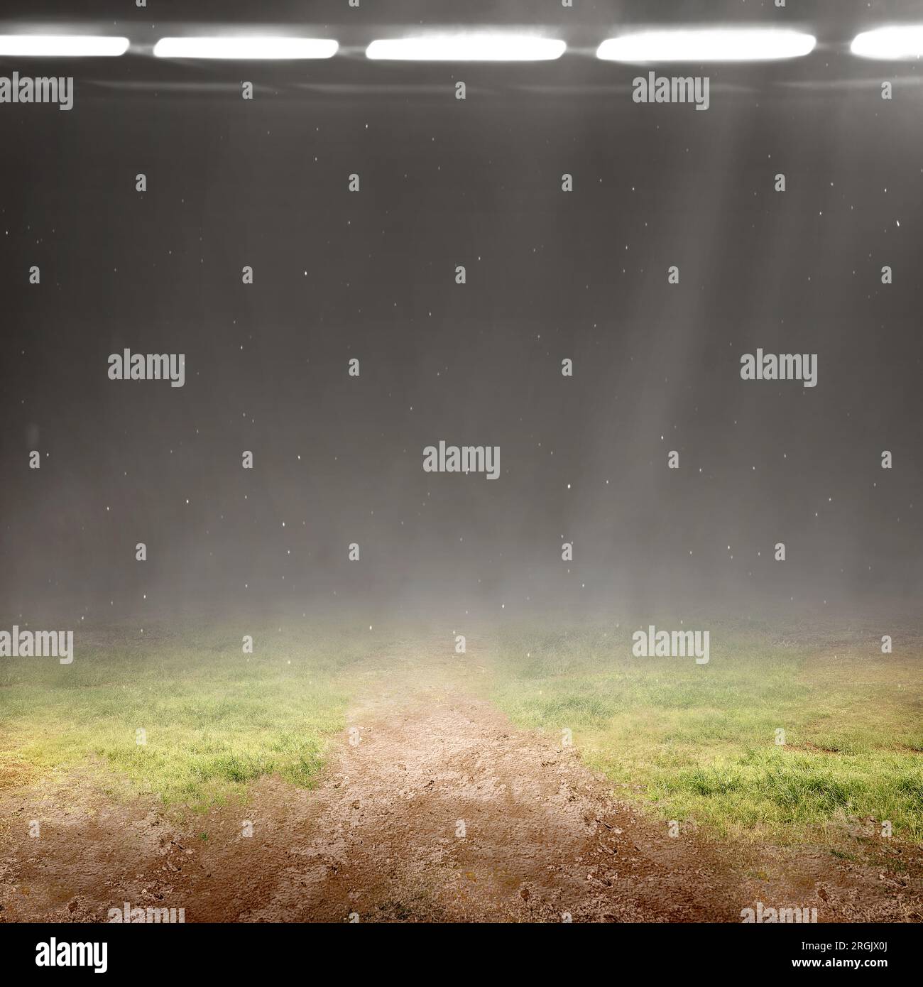 Inside football stadium night hi-res stock photography and images - Alamy