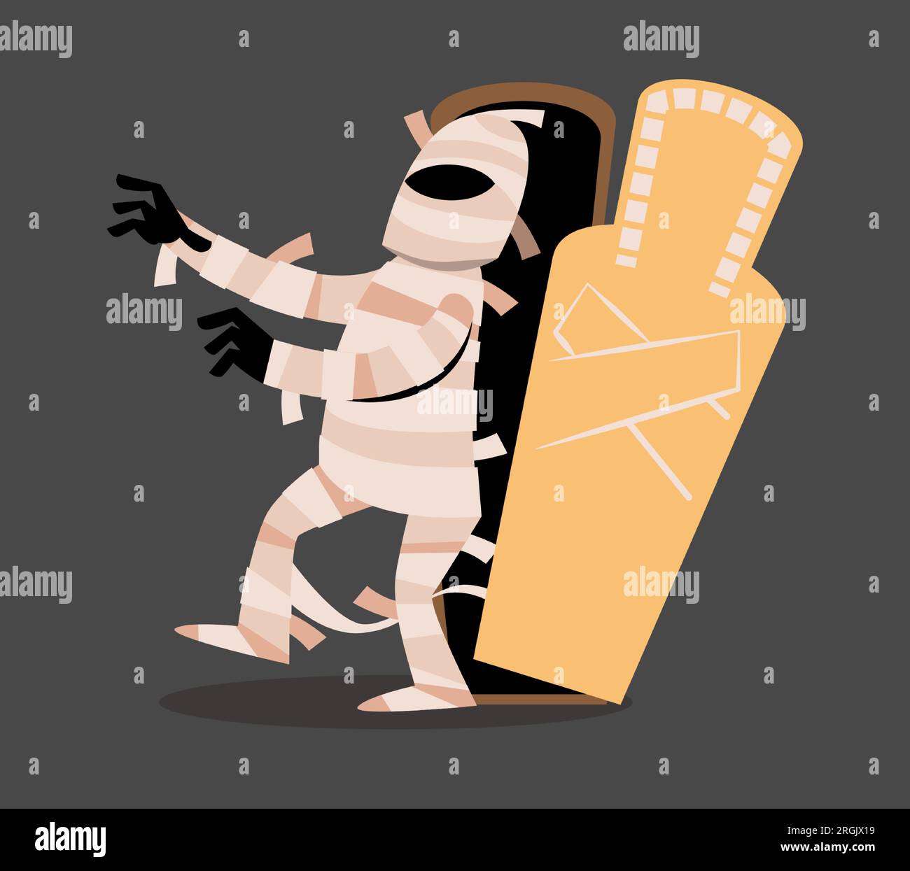 Mummification character hi-res stock photography and images - Alamy