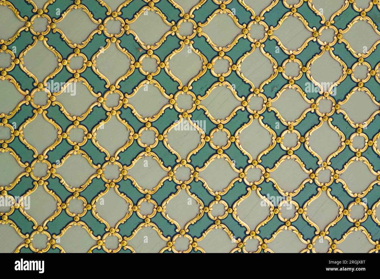 Opulent interior of private audience hall in the Audience Chamber or ...