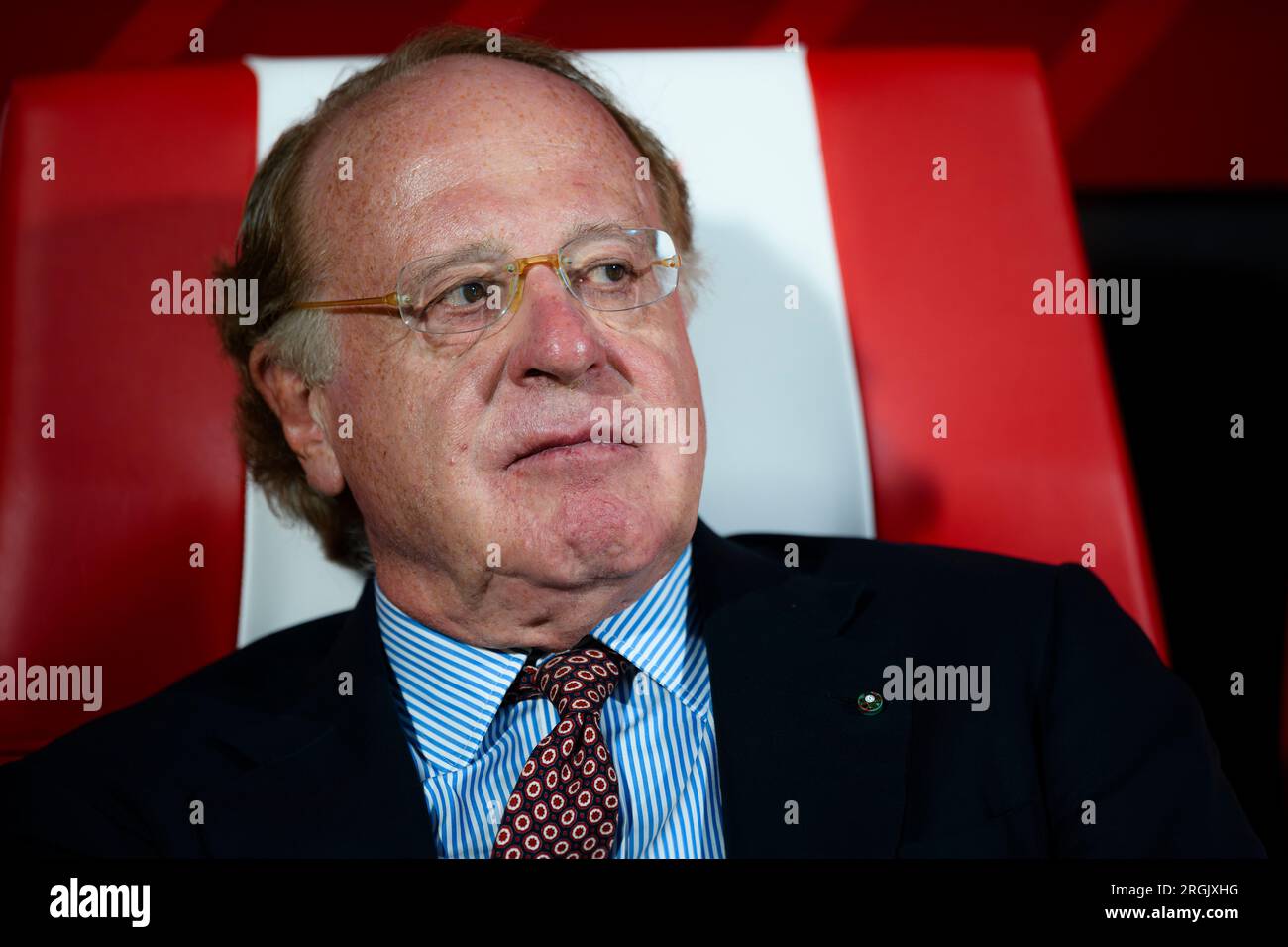 Paolo Scaroni looks on prior to the Trofeo Silvio Berlusconi football ...