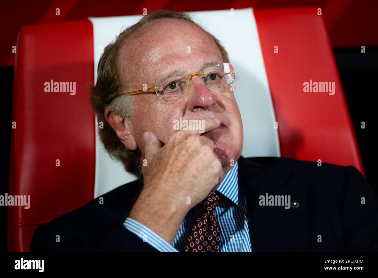 Paolo Scaroni looks on prior to the Trofeo Silvio Berlusconi football ...