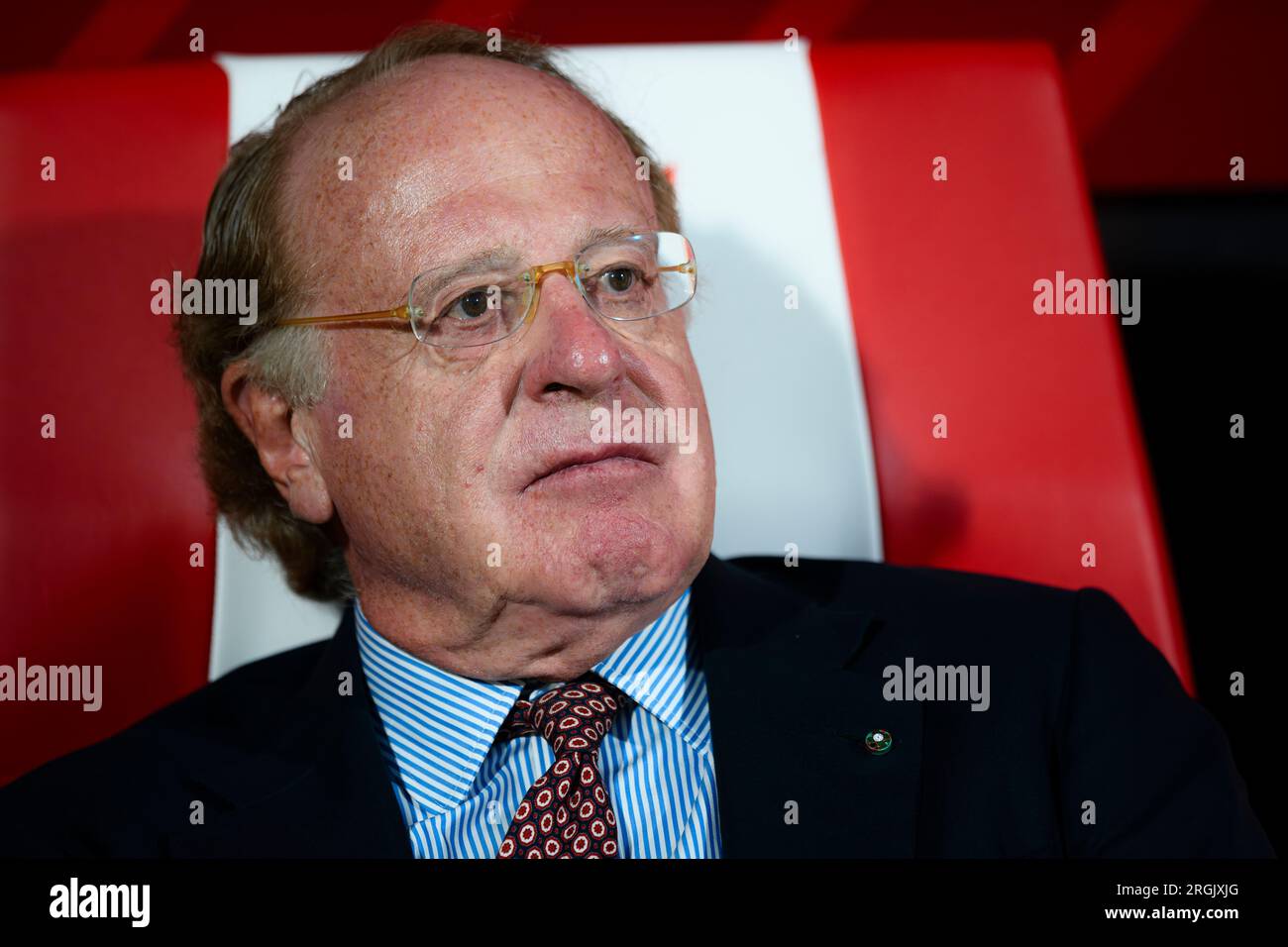 Paolo Scaroni looks on prior to the Trofeo Silvio Berlusconi football ...
