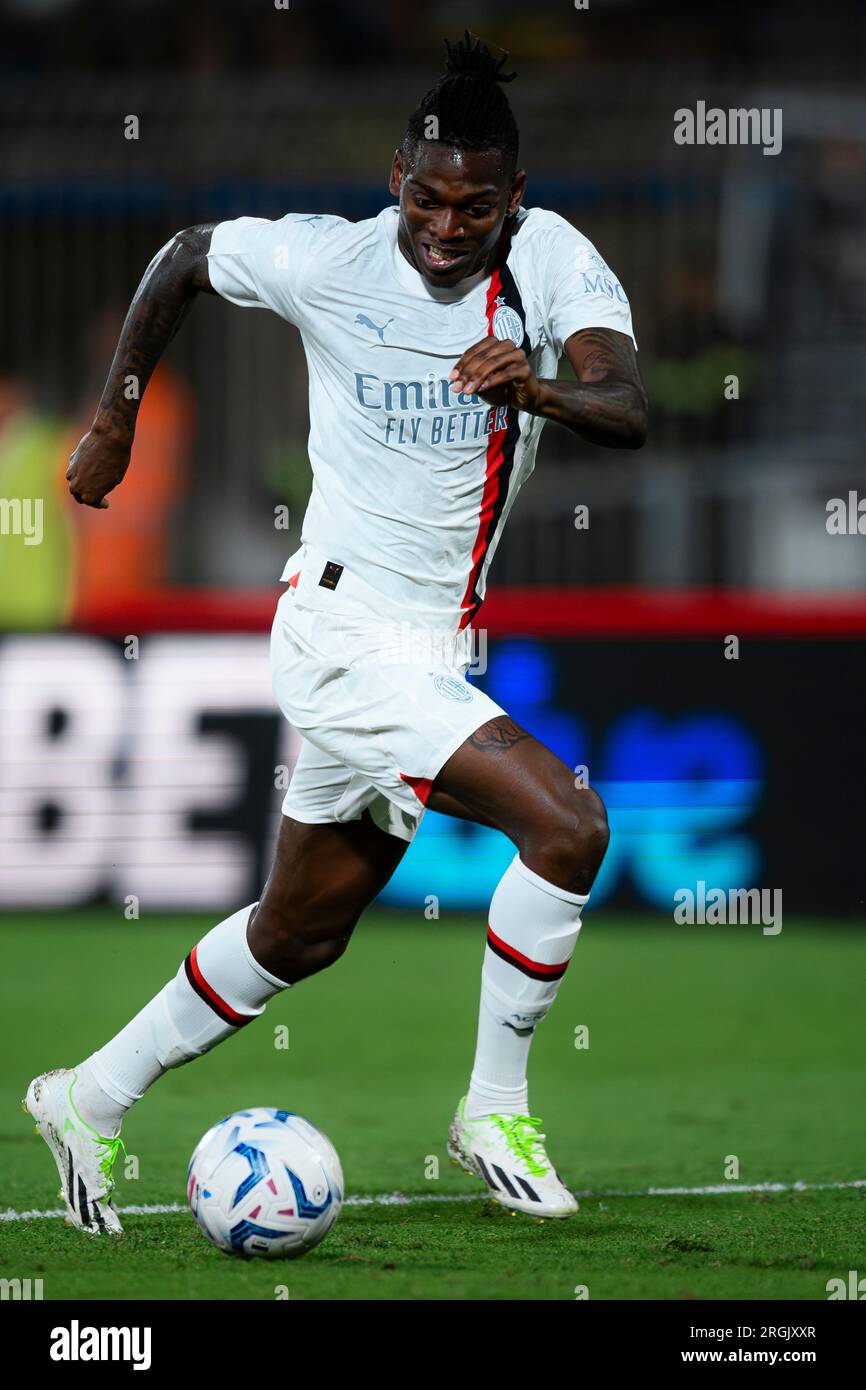 Rafael Leao of AC Milan in action during the Trofeo Silvio Berlusconi ...