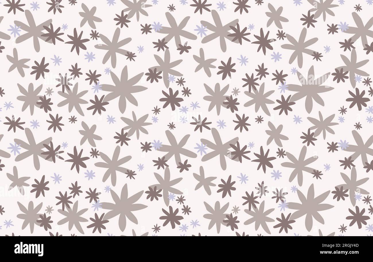 Vectorized pattern of gray irregular stars on grayish background ...