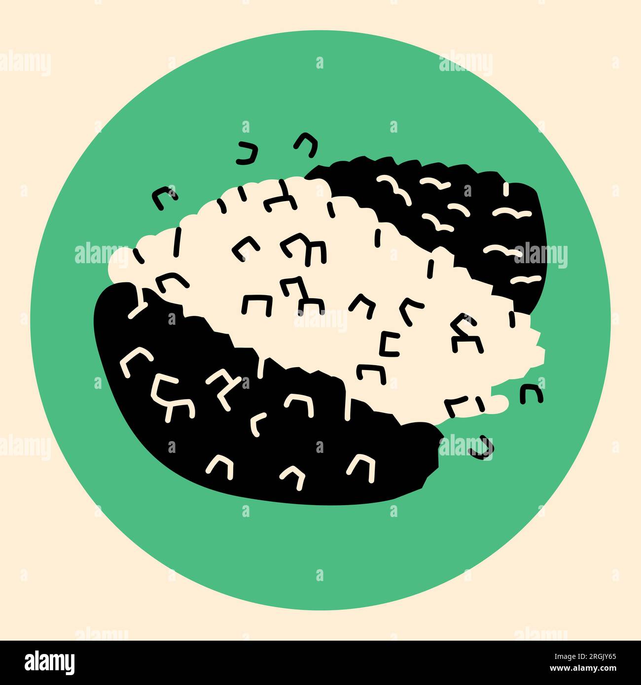 Microplastics granules black line icon. Ecology pollution. Pictogram ...