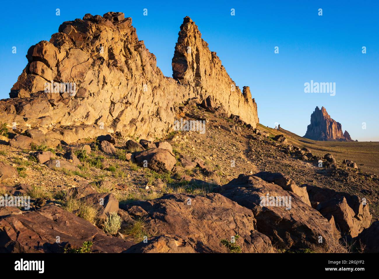 Shiprock monadnock formation hi-res stock photography and images - Alamy