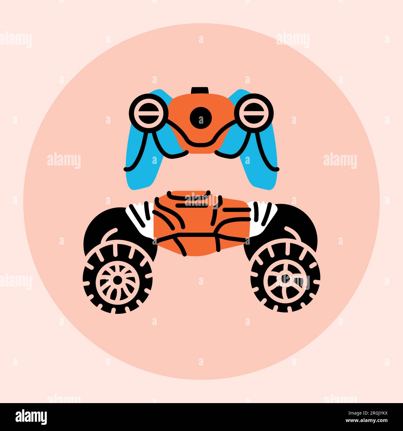 Remote controlled toy vector vectors hi-res stock photography and ...