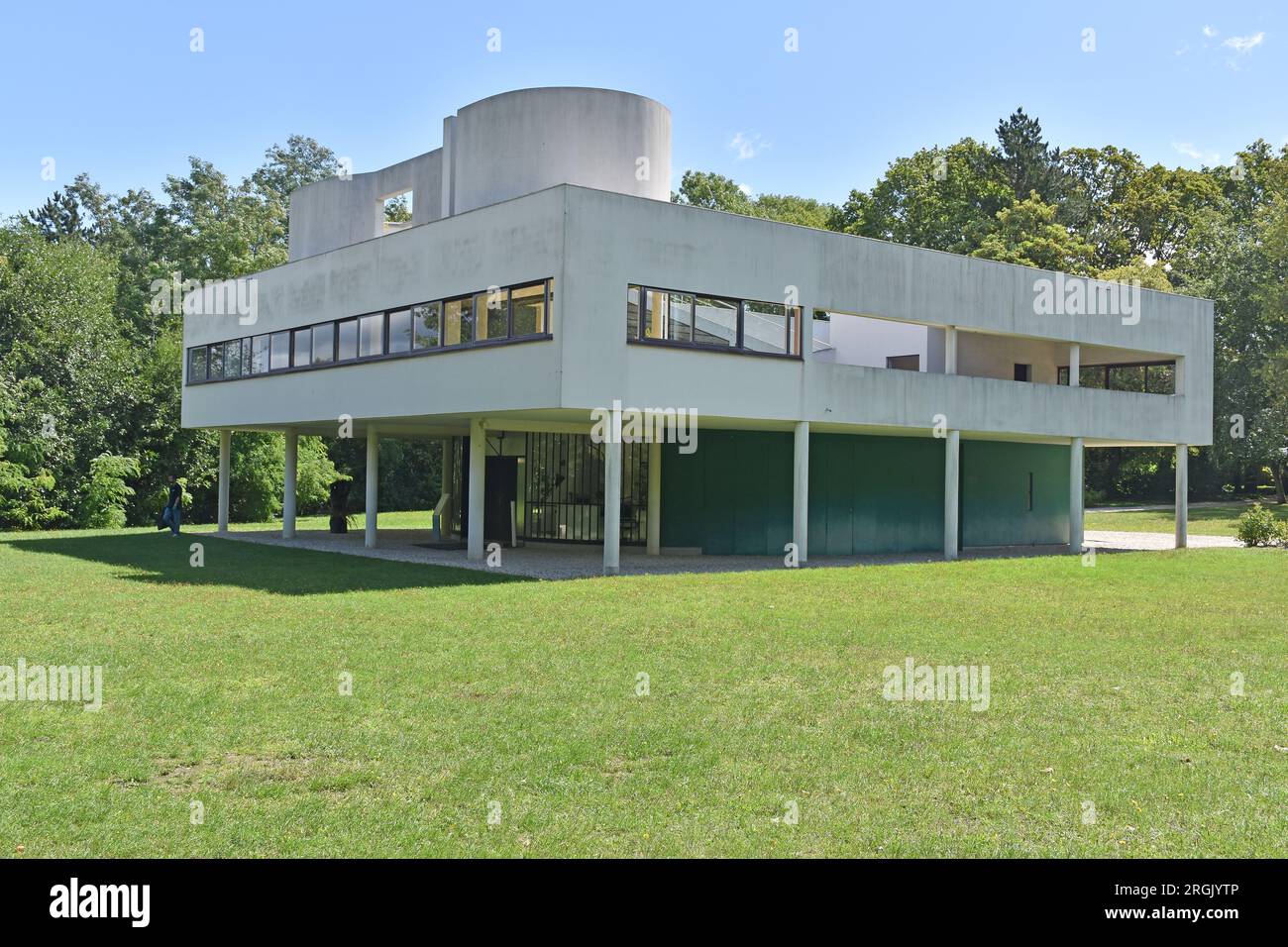 Villa Savoye, a masterpiece of the Modern Movement, architect Le ...