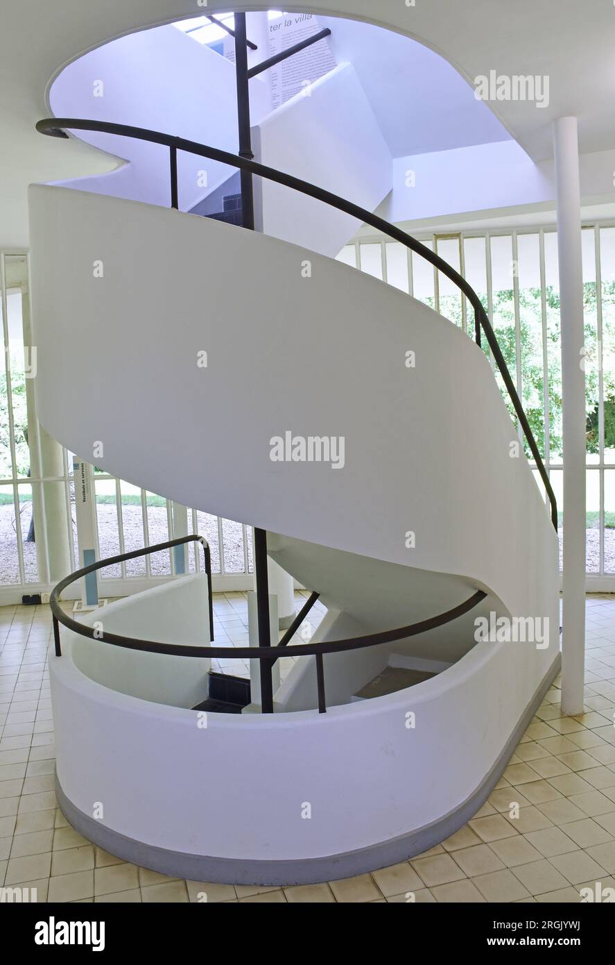 Villa Savoye, a masterpiece of the Modern Movement, architect Le ...