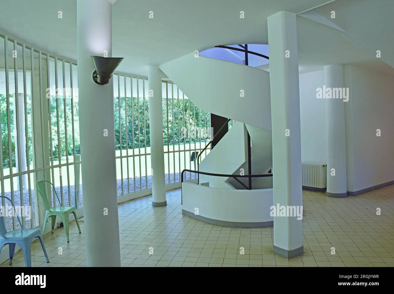 Villa Savoye, a masterpiece of the Modern Movement, architect Le ...
