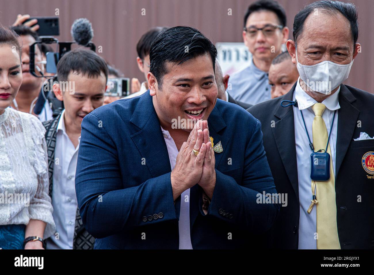 Bangkok, Thailand. 10th Aug, 2023. Vacharaesorn Vivacharawongse, the ...