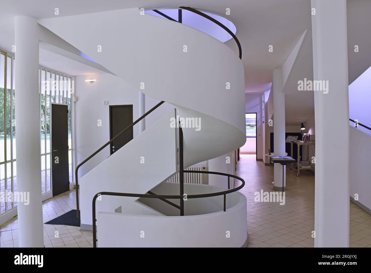 Villa Savoye, a masterpiece of the Modern Movement, architect Le ...