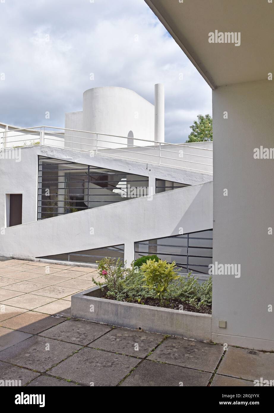 Villa Savoye, a masterpiece of the Modern Movement, architect Le ...