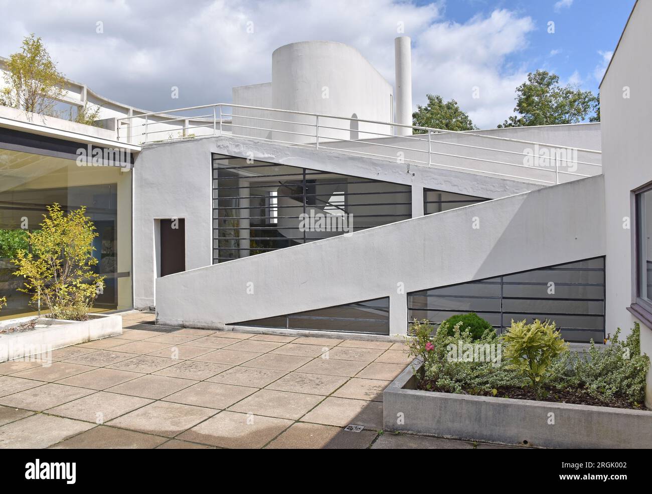 Villa Savoye, a masterpiece of the Modern Movement, architect Le ...