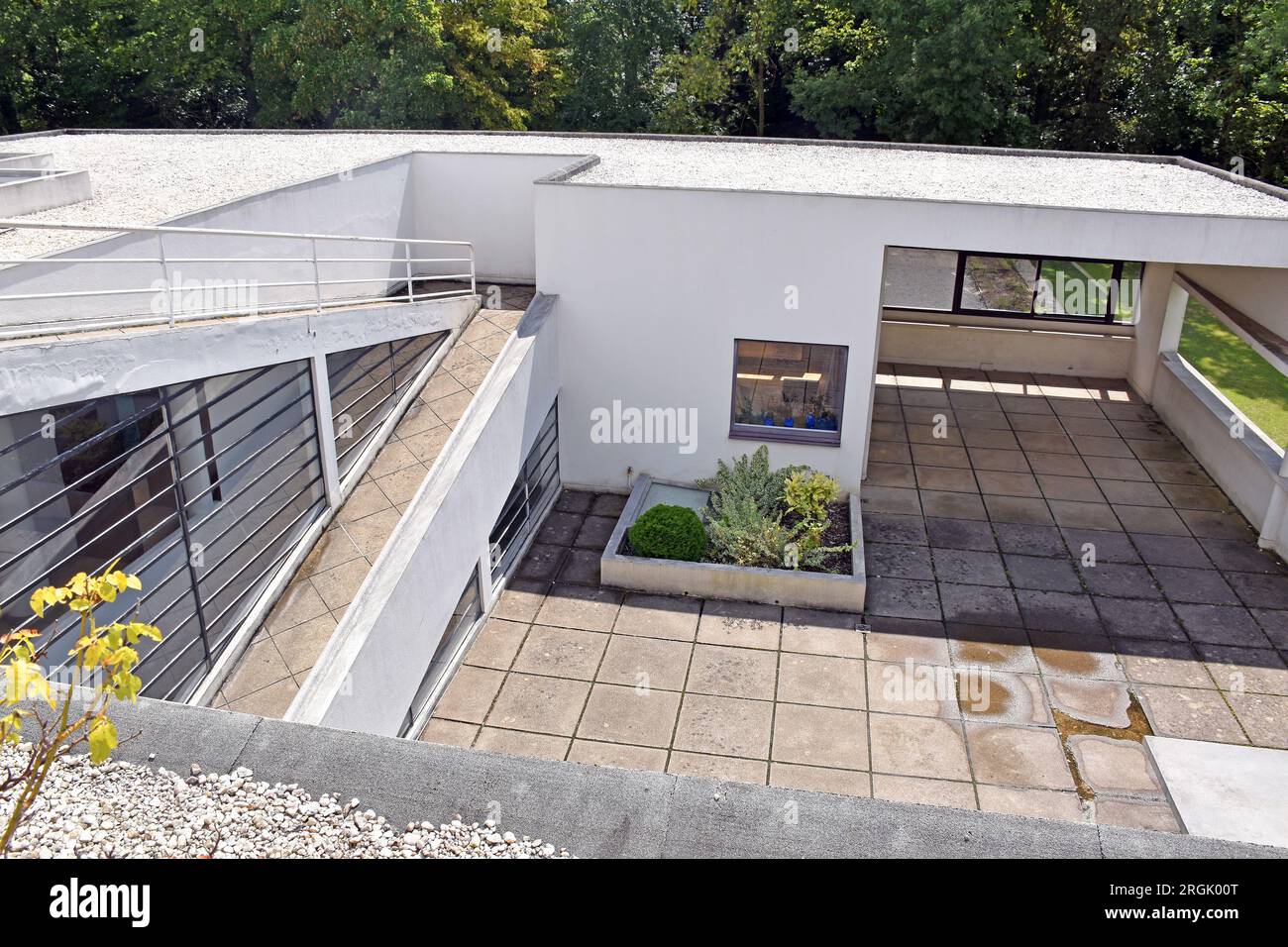Villa Savoye, a masterpiece of the Modern Movement, architect Le ...