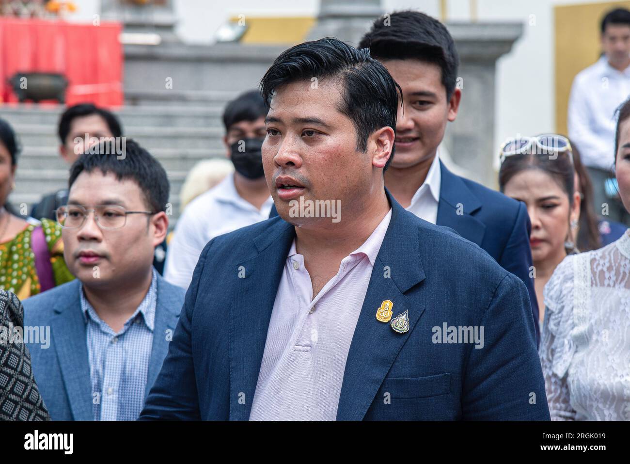 Bangkok, Thailand. 10th Aug, 2023. Vacharaesorn Vivacharawongse, the ...