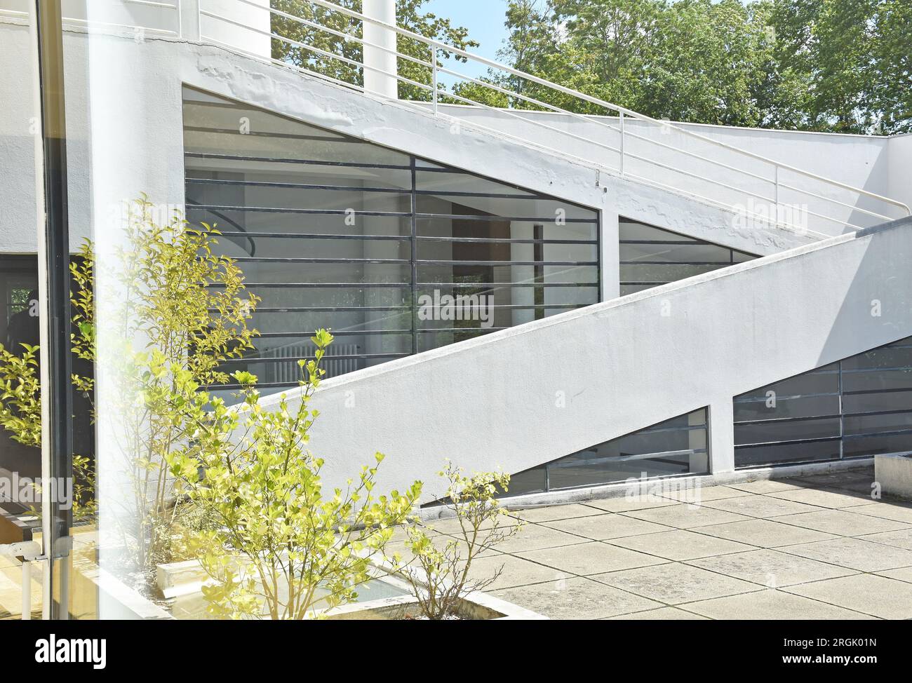 Villa Savoye, a masterpiece of the Modern Movement, architect Le ...
