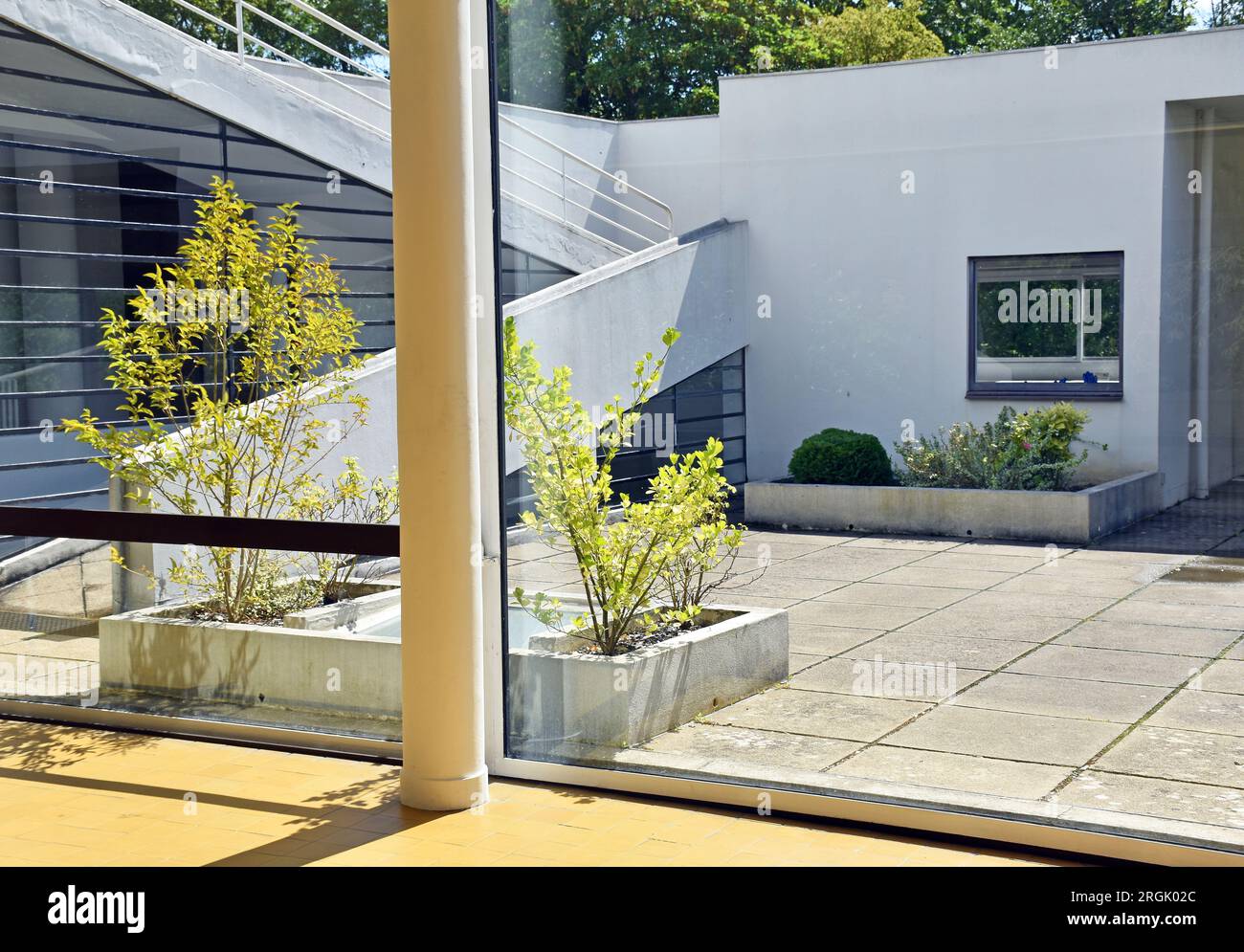 Villa Savoye, a masterpiece of the Modern Movement, architect Le ...