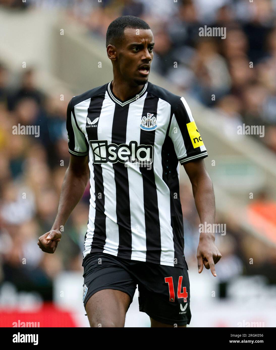 Newcastle United's Alexander Isak during the Sela Cup match at St ...