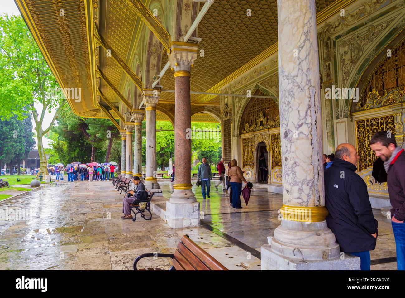 The Audience Chamber behind the Gate of Felicity.it is an Ottoman kiosk ...
