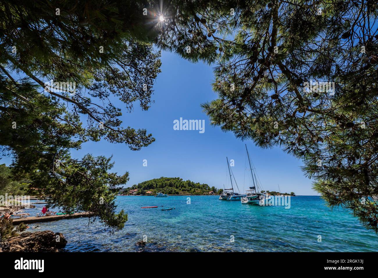 Gradina bay korcula croatia hi-res stock photography and images - Alamy