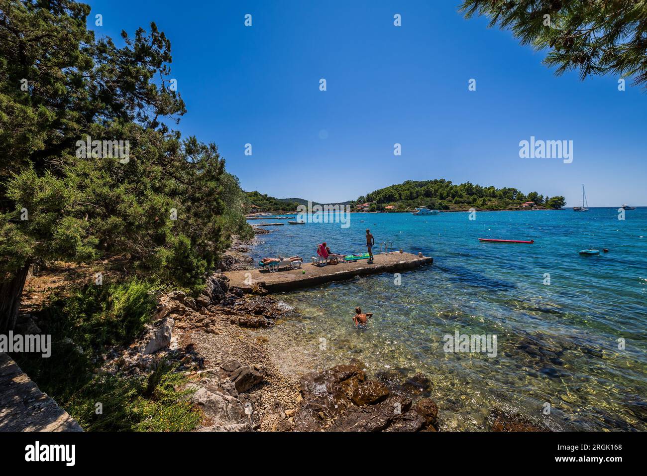 Gradina bay korcula croatia hi-res stock photography and images - Alamy