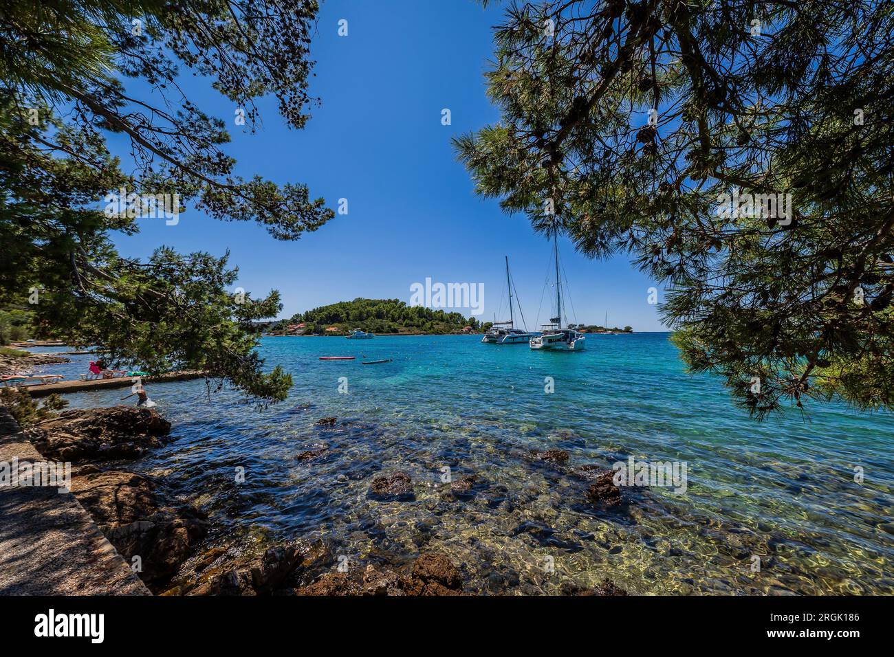 Gradina bay korcula croatia hi-res stock photography and images - Alamy