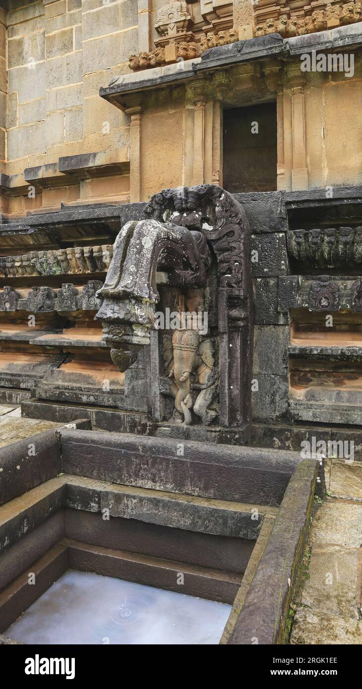 Sculpture of Makara for the Drainage of Aghoreshwara Temple, Ikkeri ...